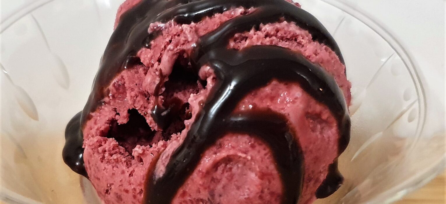 Roast cherry ice cream - Keep calm and eat ice cream