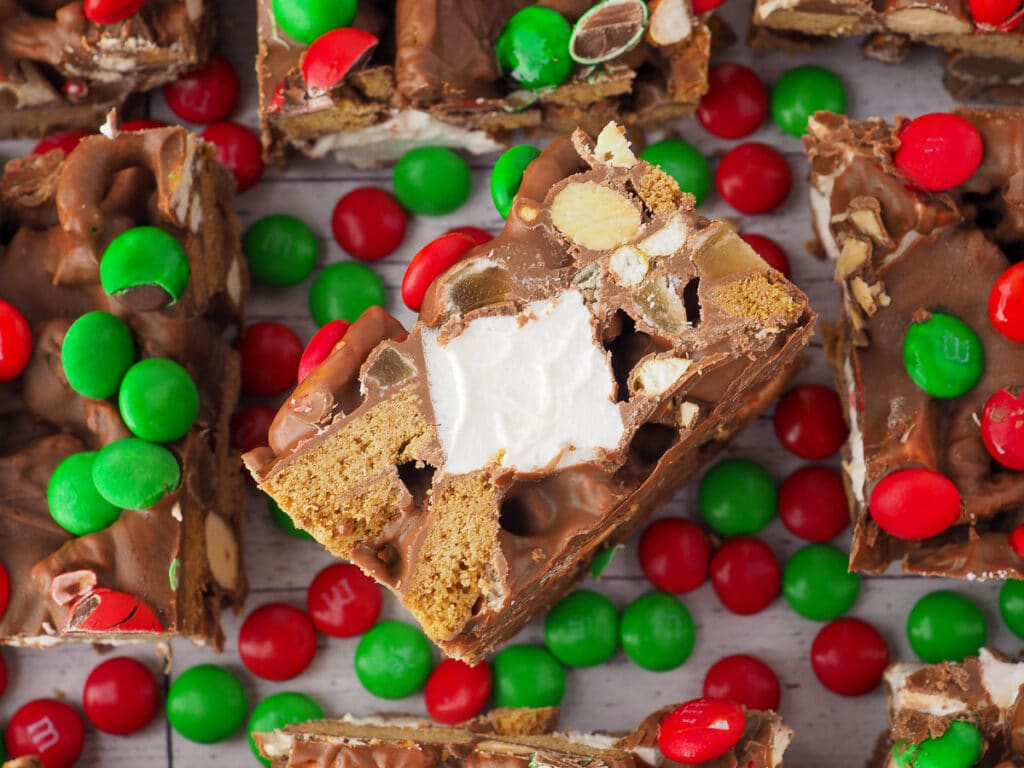 Gingerbread Rocky Road - Keep Calm And Eat Ice Cream