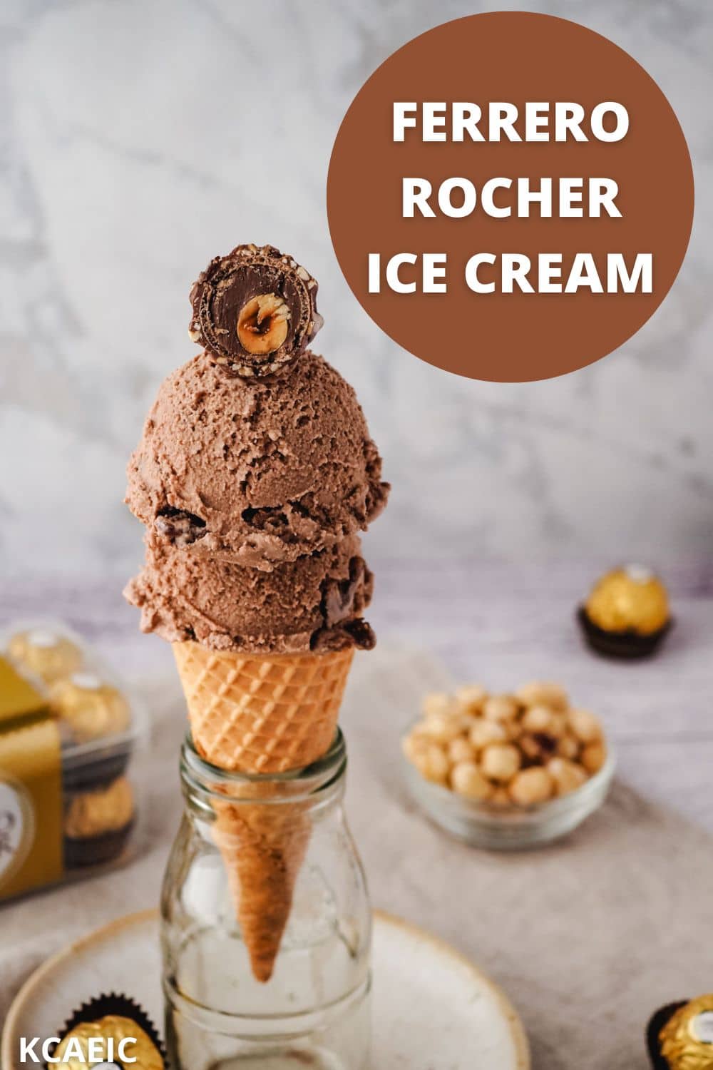 Ferrero Rocher Ice Cream - Keep Calm And Eat Ice Cream