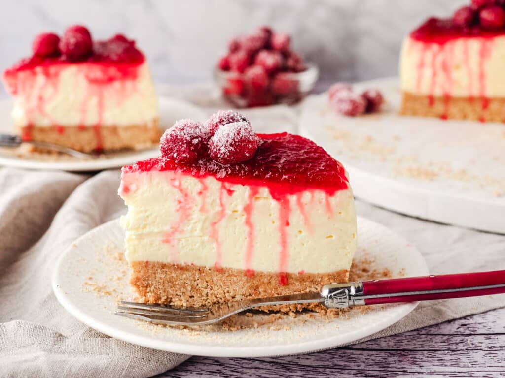 Cranberry Cheesecake - Keep Calm And Eat Ice Cream
