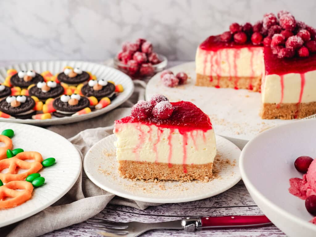 Cranberry Cheesecake - Keep Calm And Eat Ice Cream