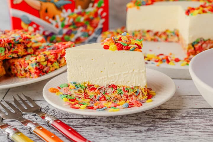 Fruity Pebbles Cheesecake - Keep Calm And Eat Ice Cream